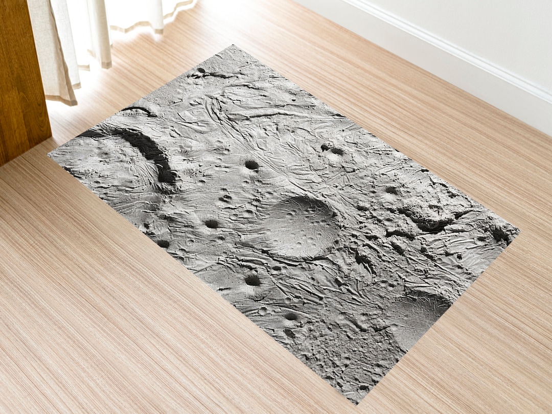 Moon Pattern Rug, Moons Surface, Moons Crater, Moon Rug, Space Rug ...