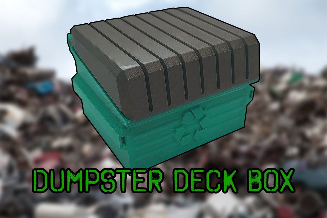 Dumpster Deck Box - Magic the Gathering | Pokemon | Yu-gi-oh - Etsy
