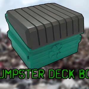 Dumpster Deck Box - Magic the Gathering | Pokemon | Yu-gi-oh - Etsy