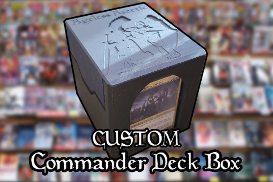 Custom Commander Deck Box - Magic the Gathering - Etsy