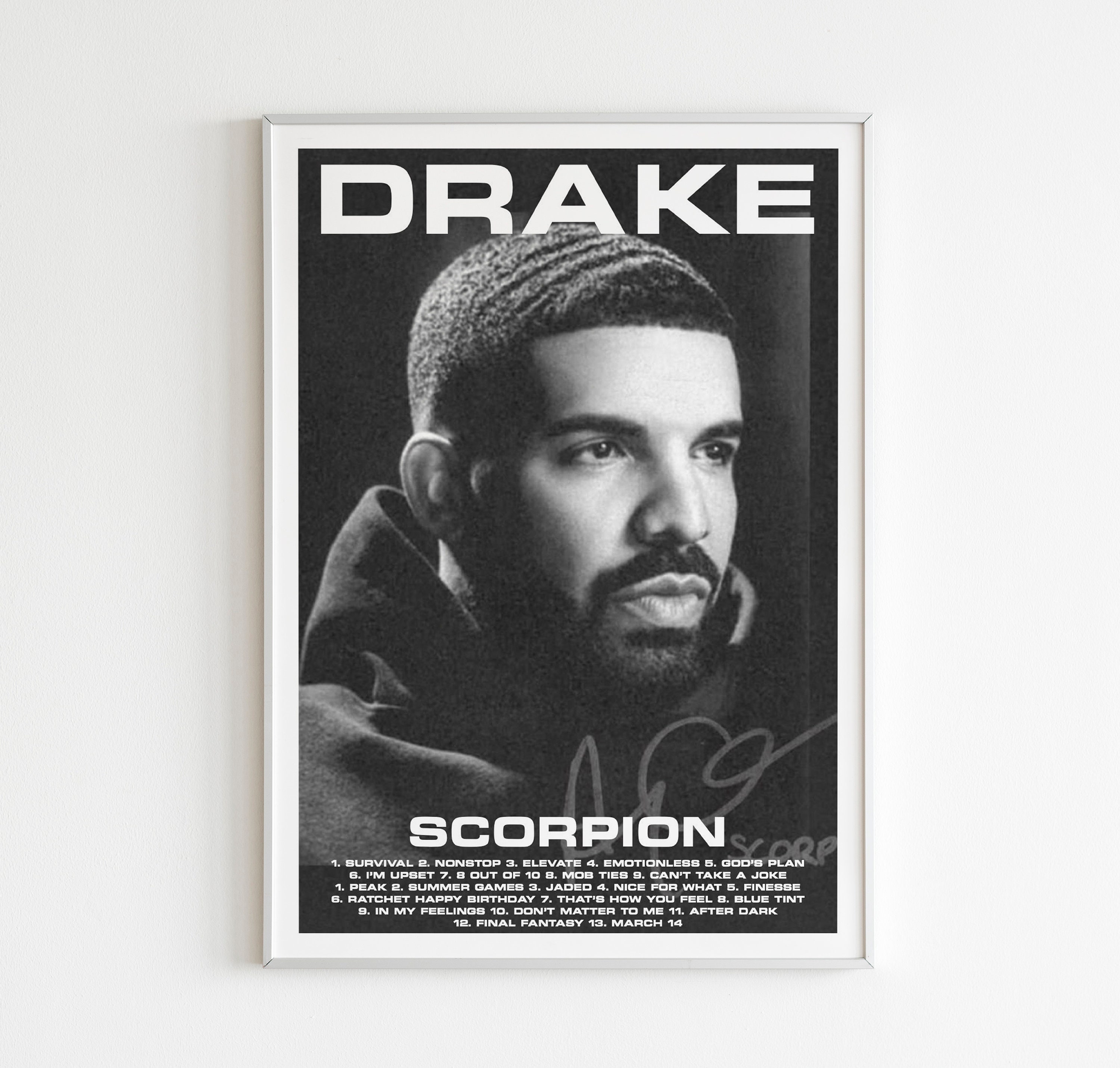 Drake Posters, Scorpion Poster , Album Cover Poster sold by Hushed-Tour ...