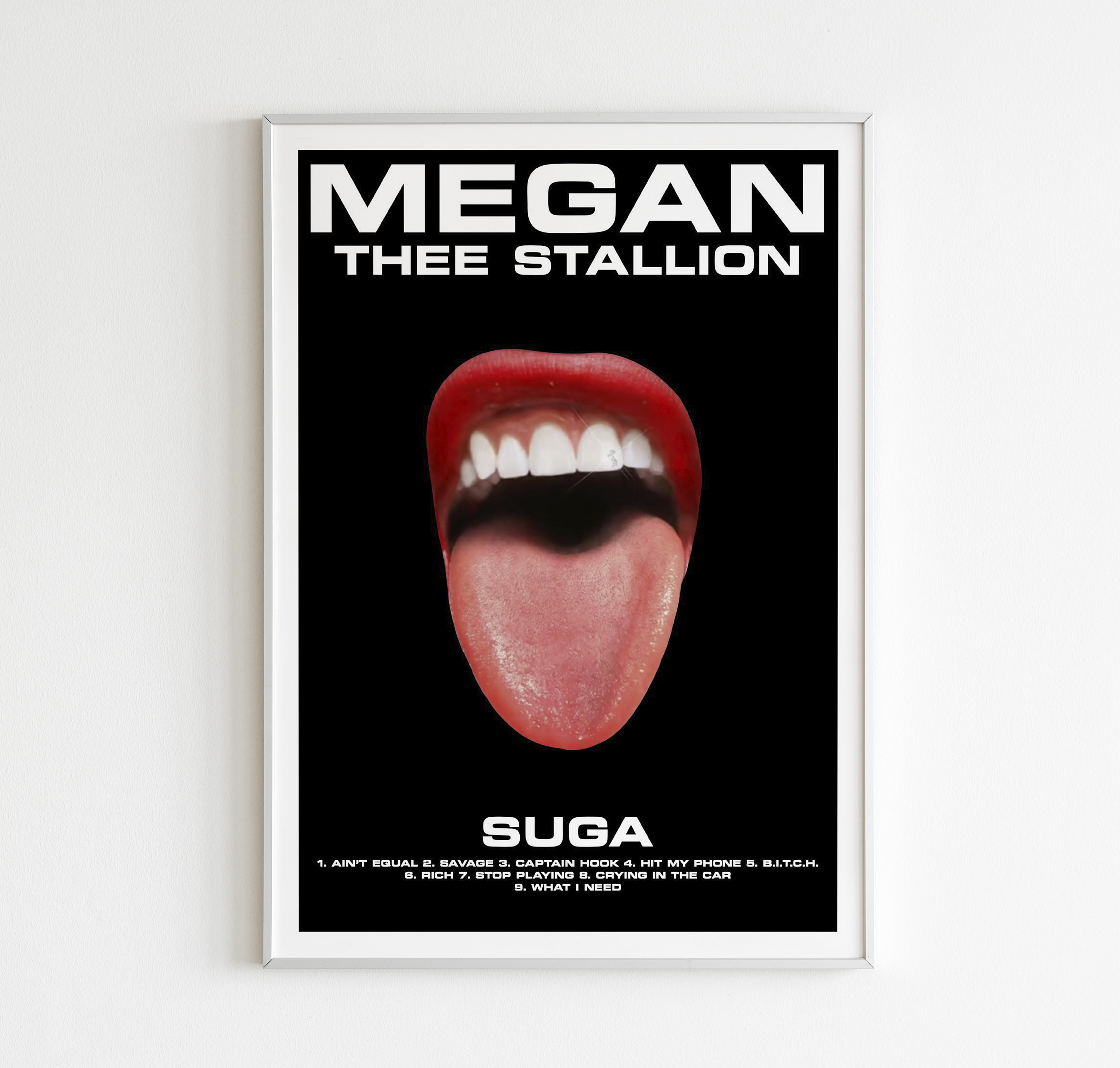 Megan Thee Stallion Posters,Suga Poster,Album Cover Poster sold by ...