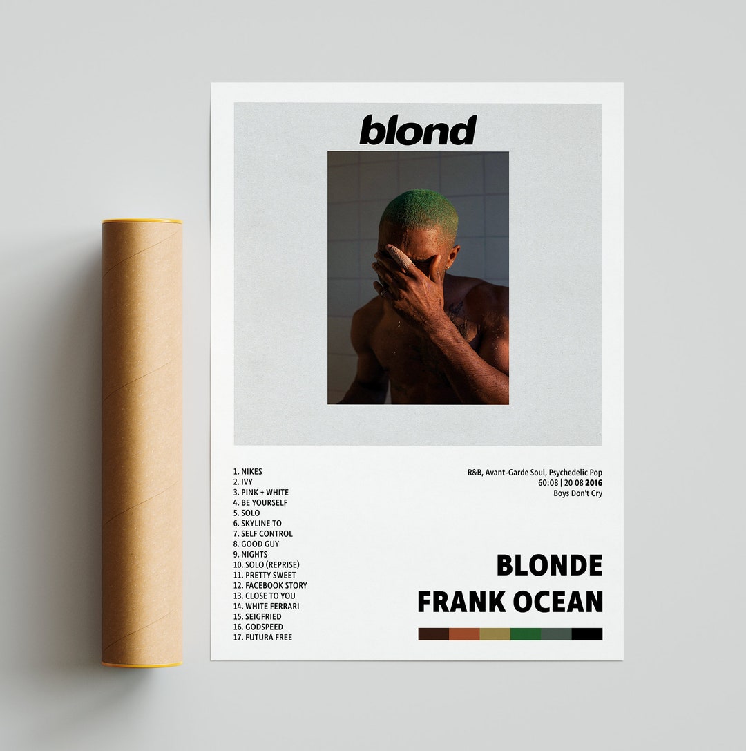 Frank Ocean Postersblonde Posteralbum Cover Posterposter - Etsy