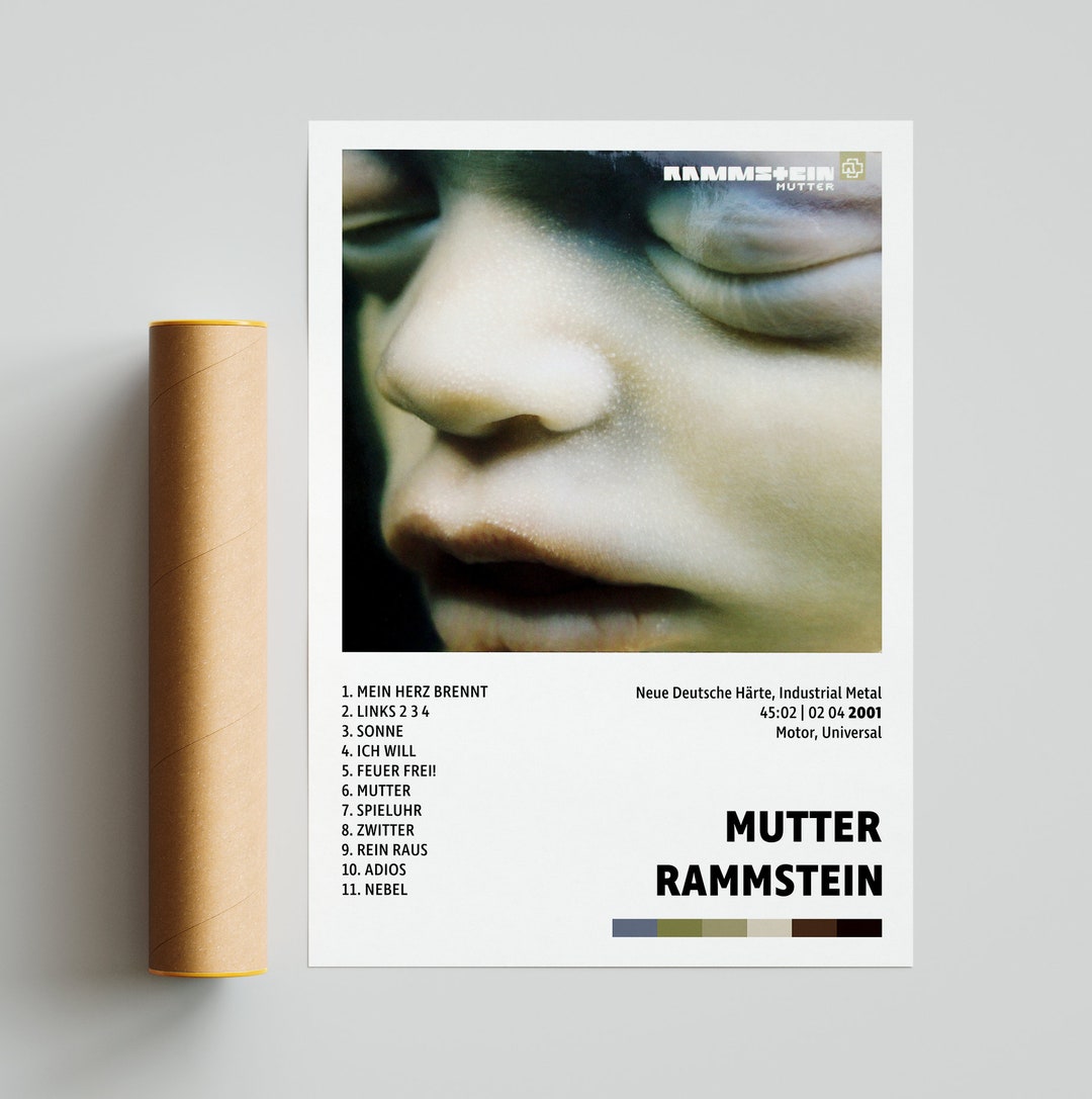 Rammstein Postersmutter Poster Album Cover Poster Poster - Etsy