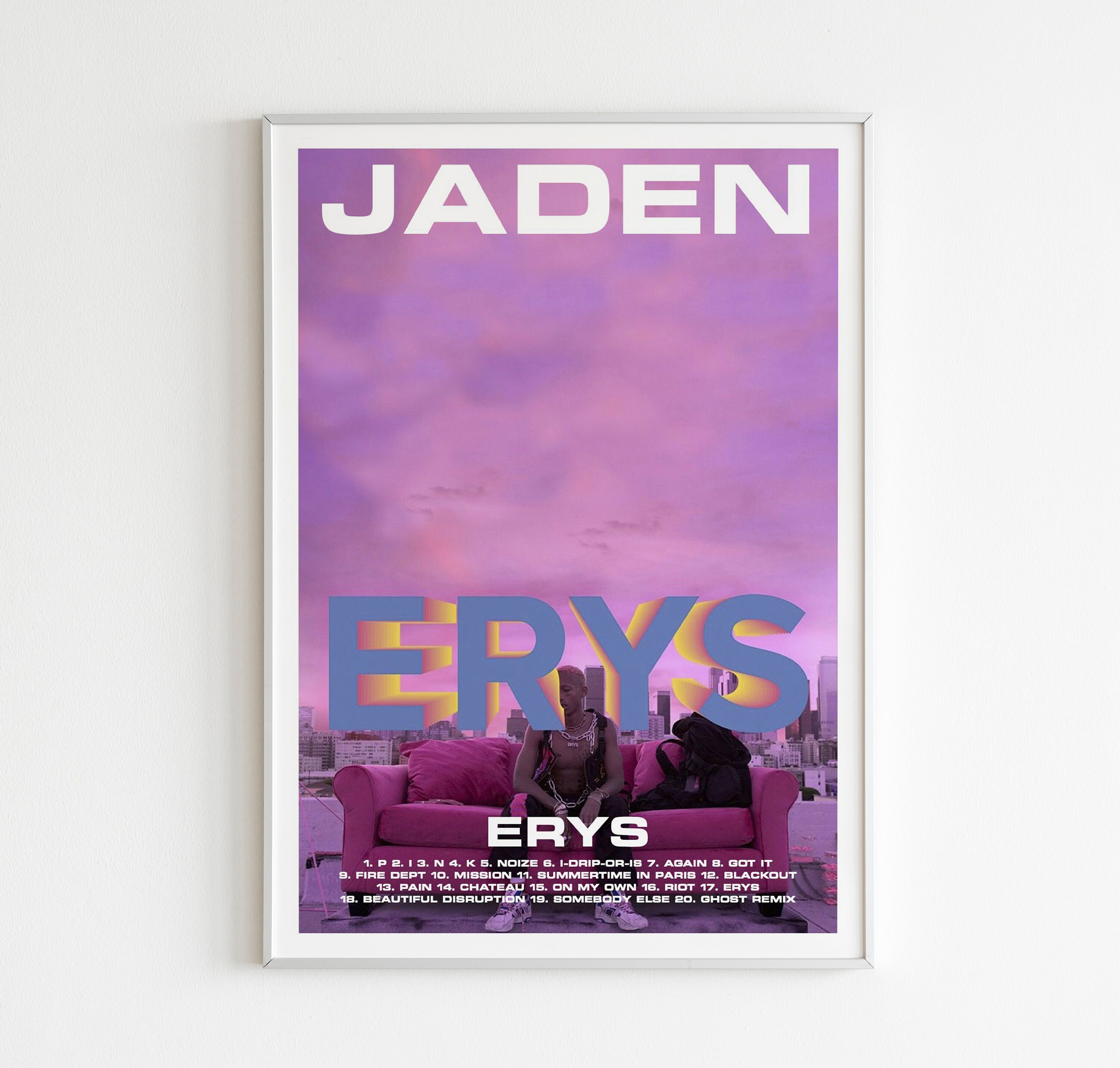 Jaden Posters ERYS Posteralbum Cover Poster Poster Print - Etsy Jaden Posters ERYS Posteralbum Cover Poster Poster Print - Etsy