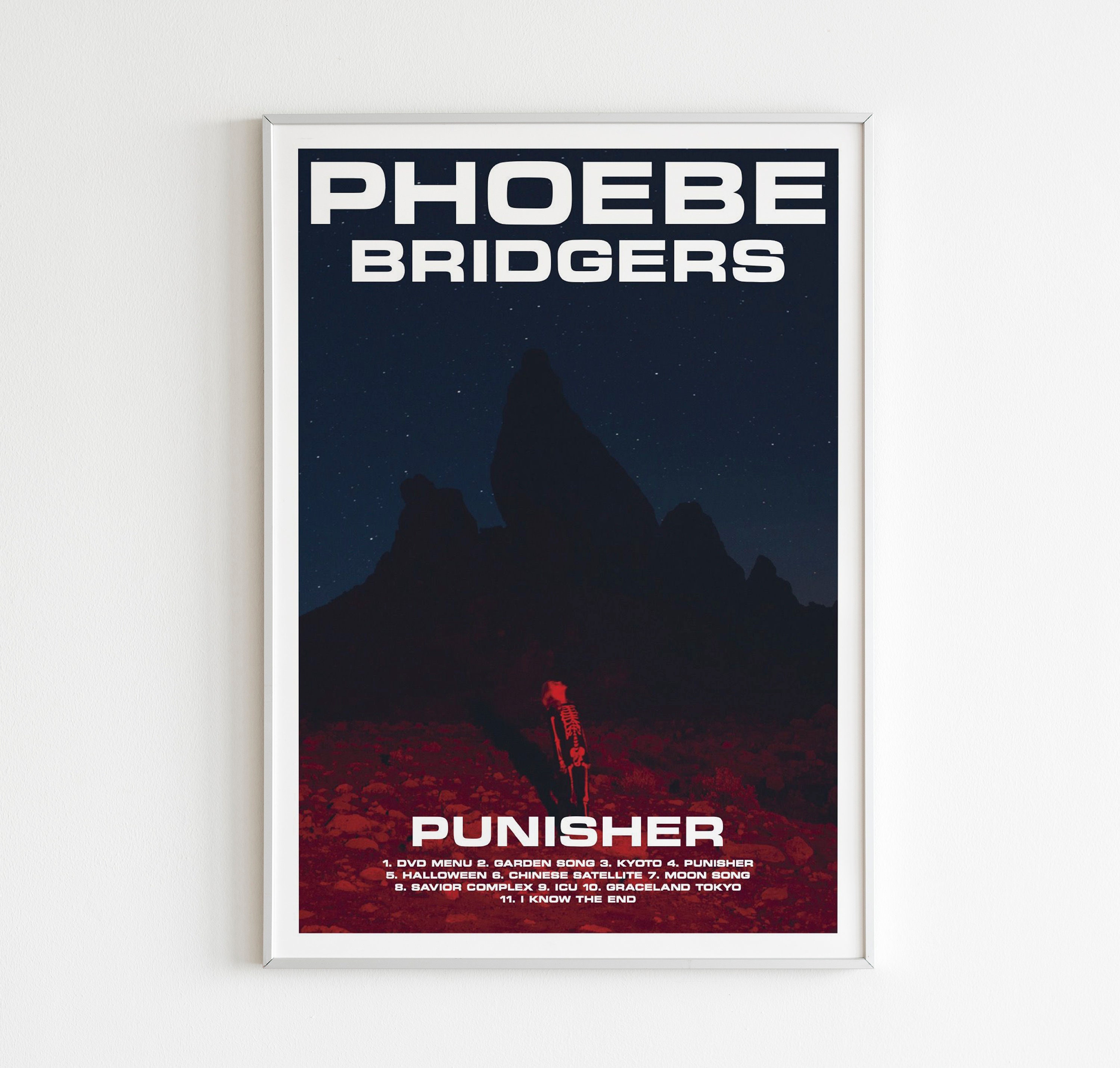 Phoebe Bridgers Posters, Punisher Poster,Album Cover Poster,Poster ...