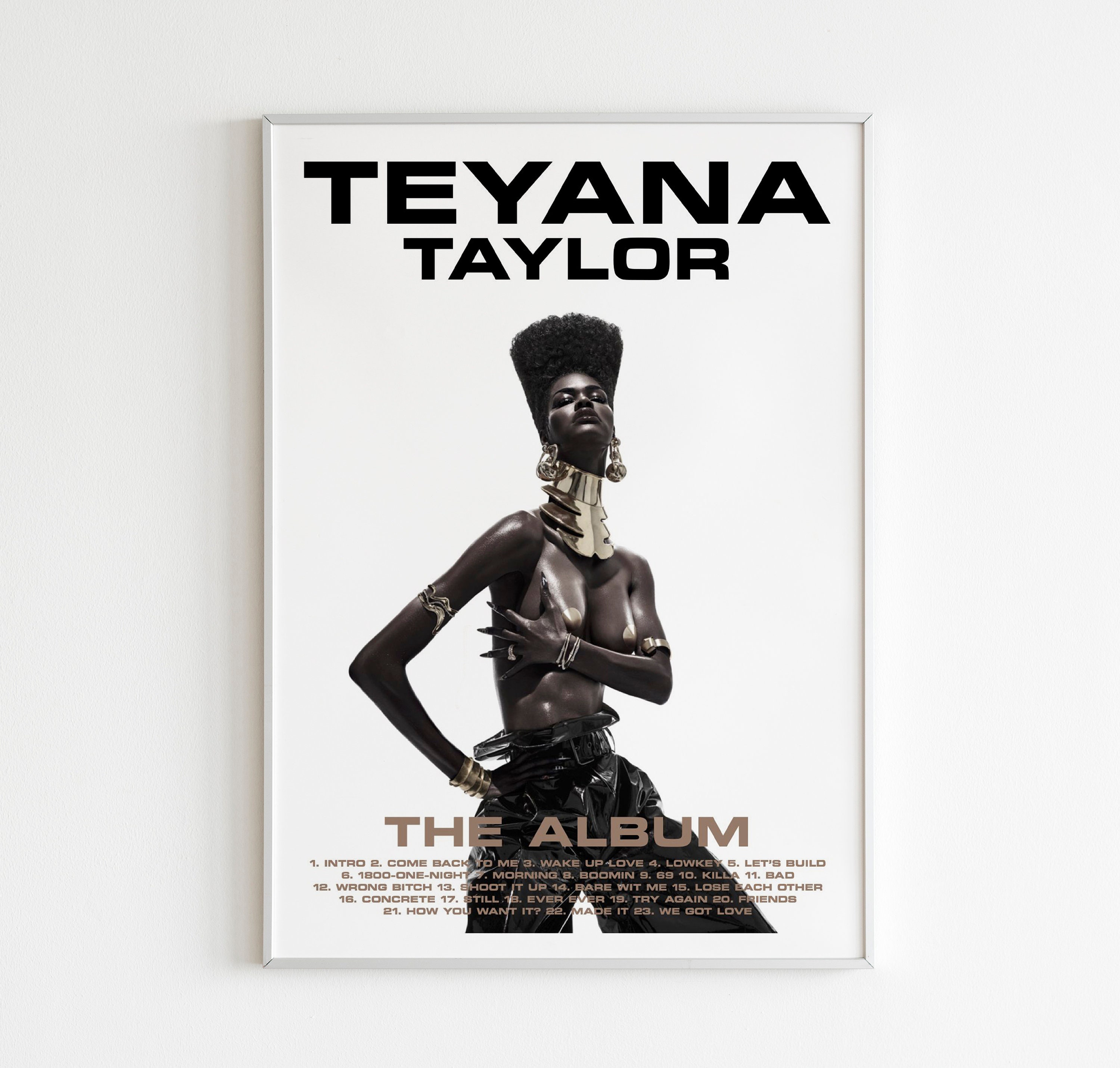Teyana Taylor Posters,The Album Poster,Album Cover Poster sold by ...