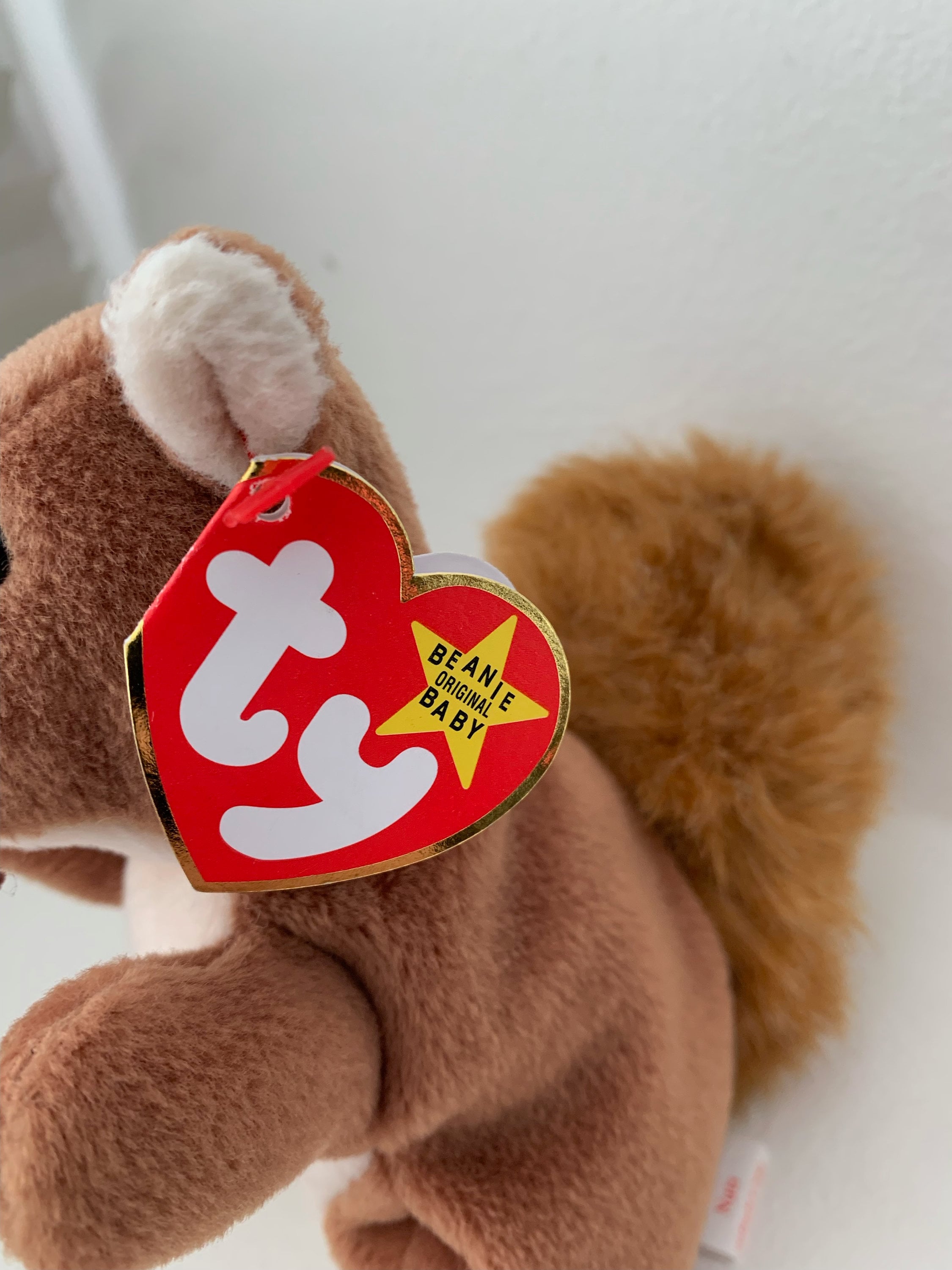 Beanie Baby Nuts Squirrel W/ Errors 1996 (rare Collectable) - Etsy