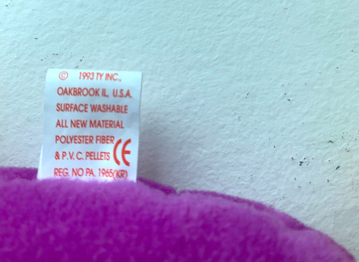 Rare TY Beanie Baby - Patti the Platypus - 1st Generation - PVC Pellets ...