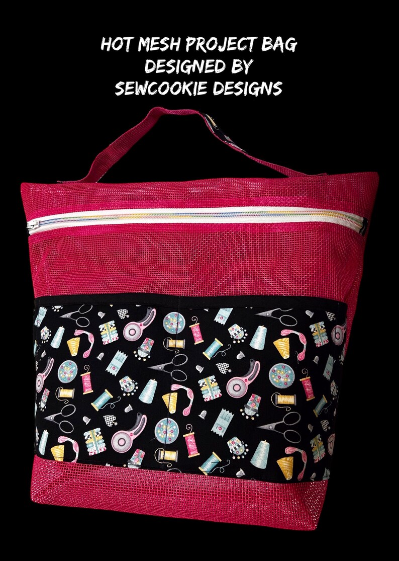 Hot Mesh Project Bag - Etsy