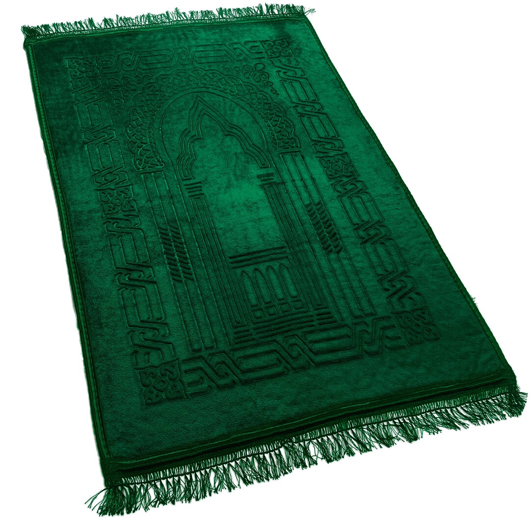 Islamic Prayer Rug Oversized Soft Thick Plush Musalla Mat - سجادة صلاة ...