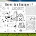 Custom Farm Colouring Page Activity Sheet Placemat Party Favours ...