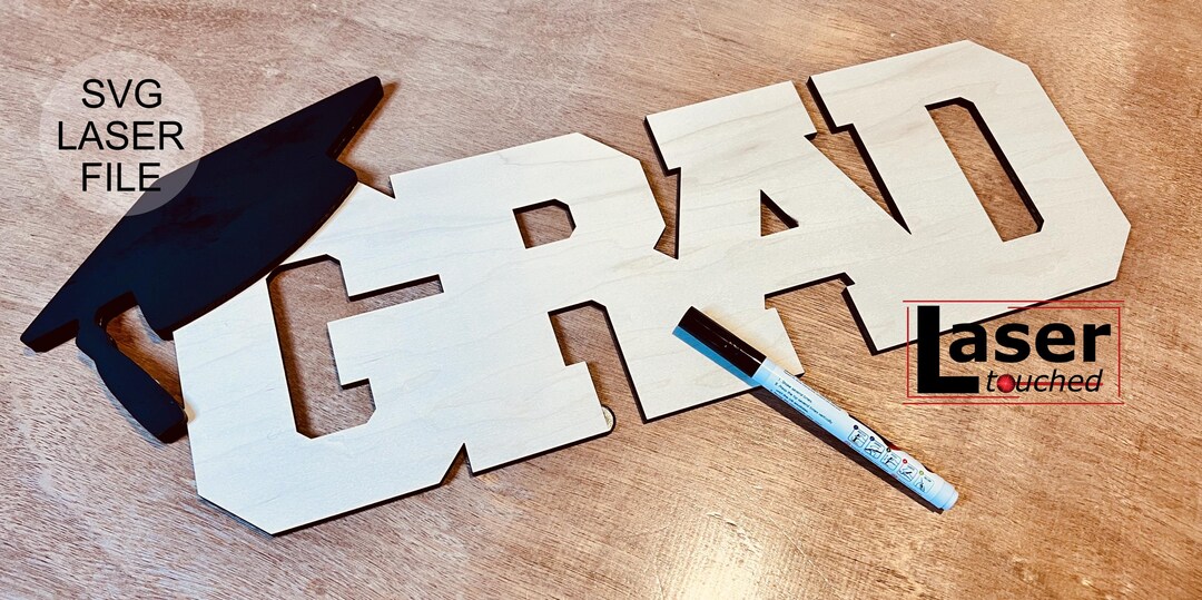 Grad Autograph, Digital Download, Graduation Svg, Glowforge Laser File ...