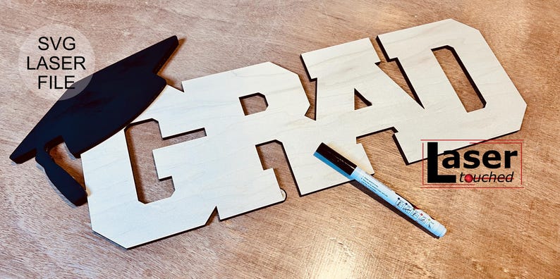 Grad Autograph, Digital Download, Graduation Svg, Glowforge Laser File ...