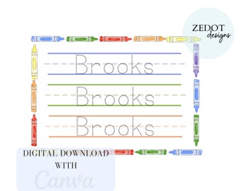 Name Tracing Editable Printable Kindergarten Name Writing Practice Name ...