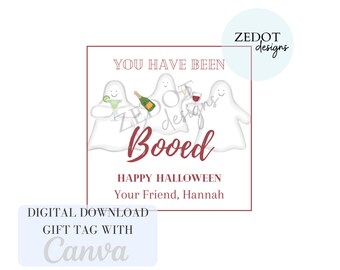 You've Been Booed Printable Letter, Halloween Boo Basket, Ghost Card ...