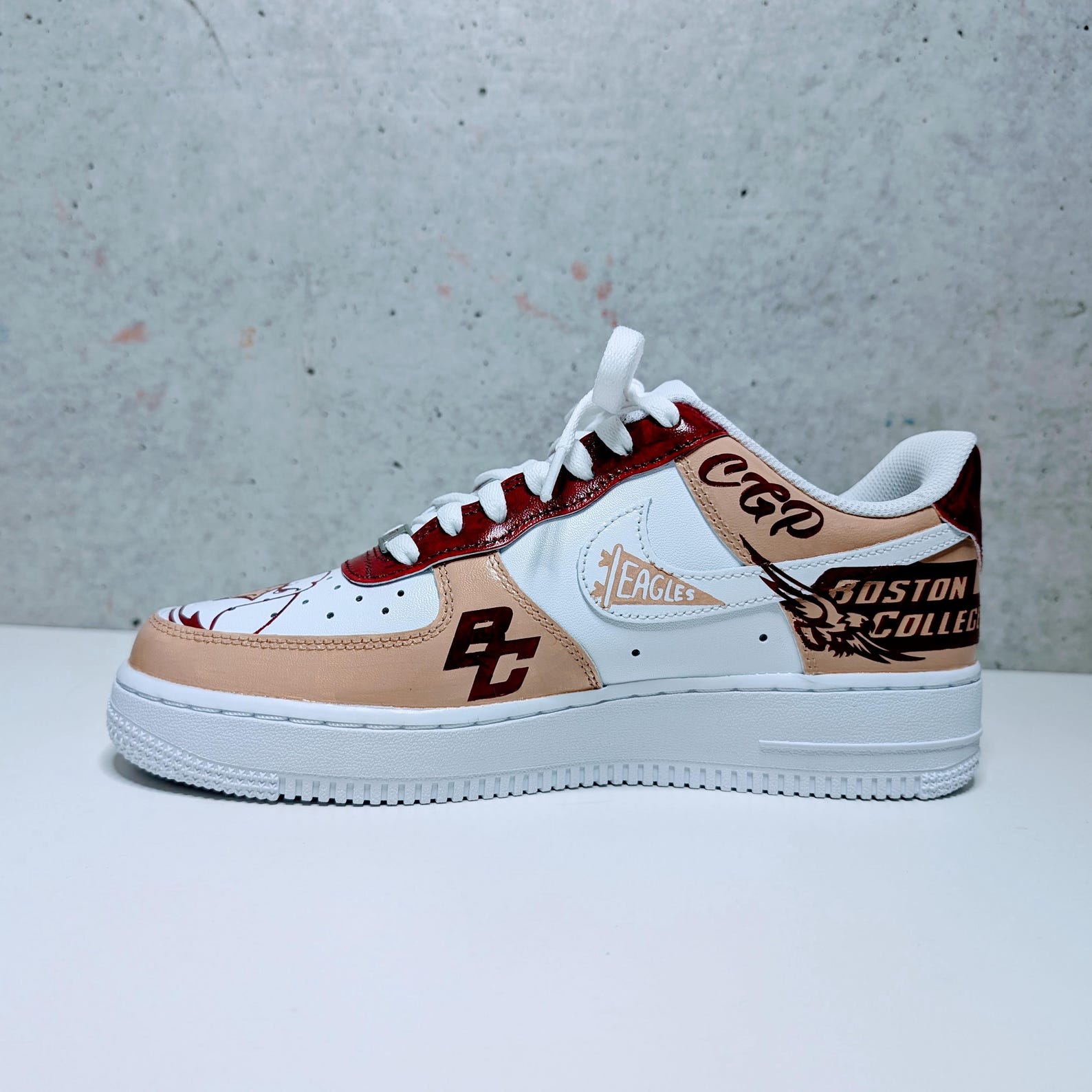 Custom Hand-painted ACC Air Force 1 Sneakers | Atlantic Coast ...