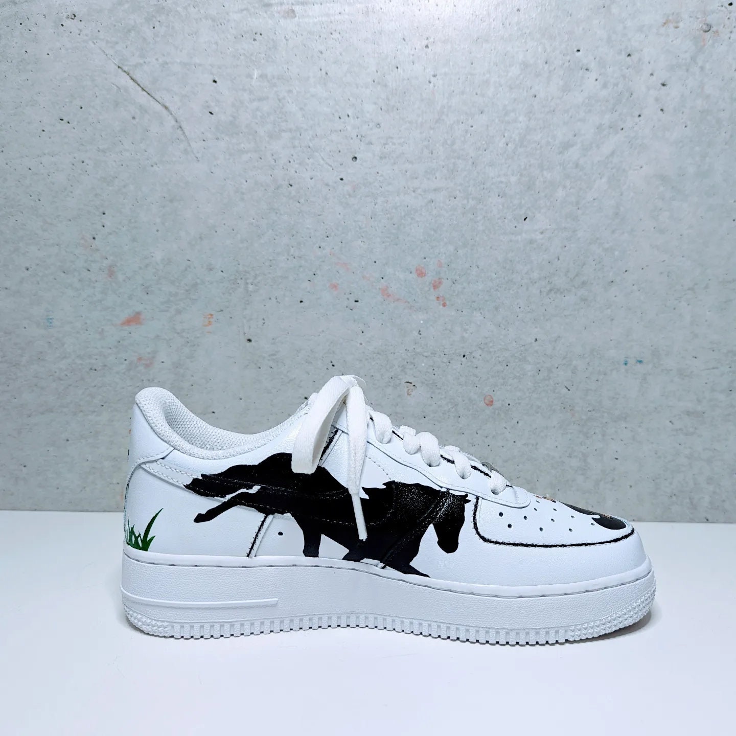 Hand-painted Air Force 1 Sneakers, AF1, Horse With a Carrot - Etsy