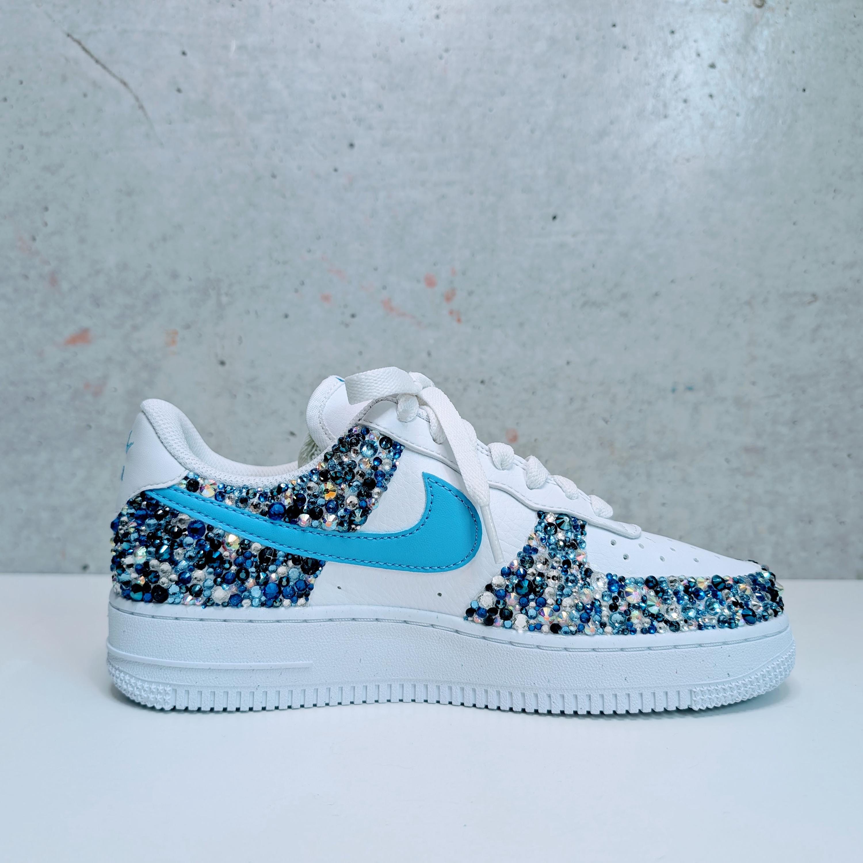 Hand Applied Mono-tone Crystals Air Force 1 Sneaker, AF1 - Etsy