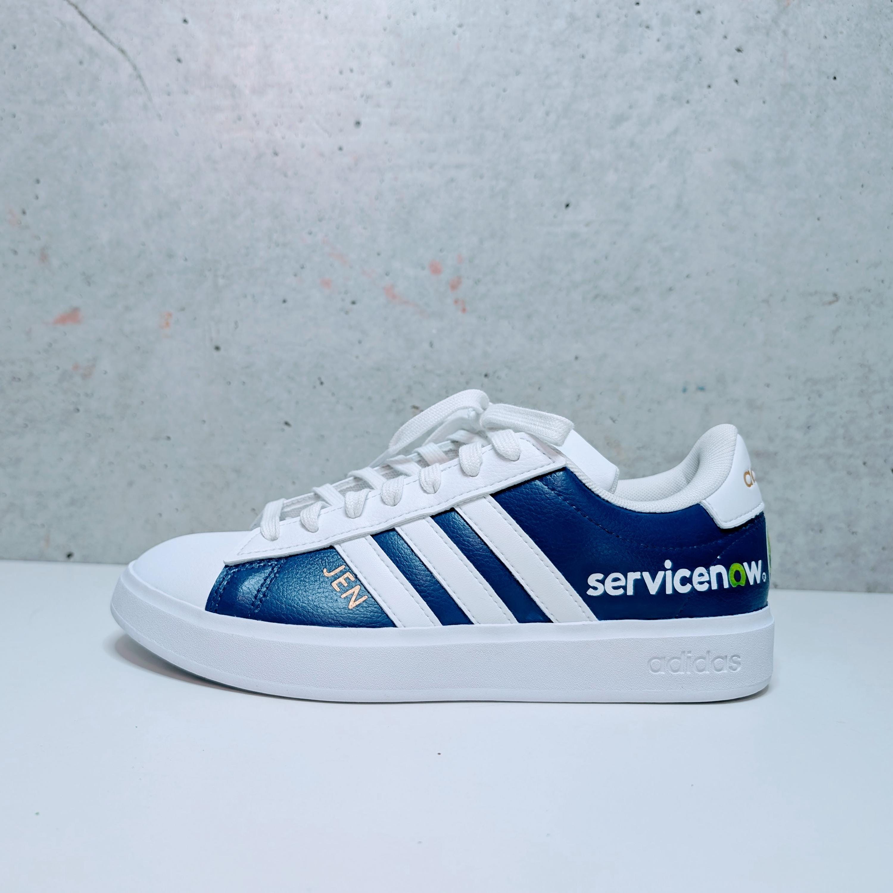 Hand-painted Stan Smith Sneakers, Corporate Identity, Fully Custom - Etsy