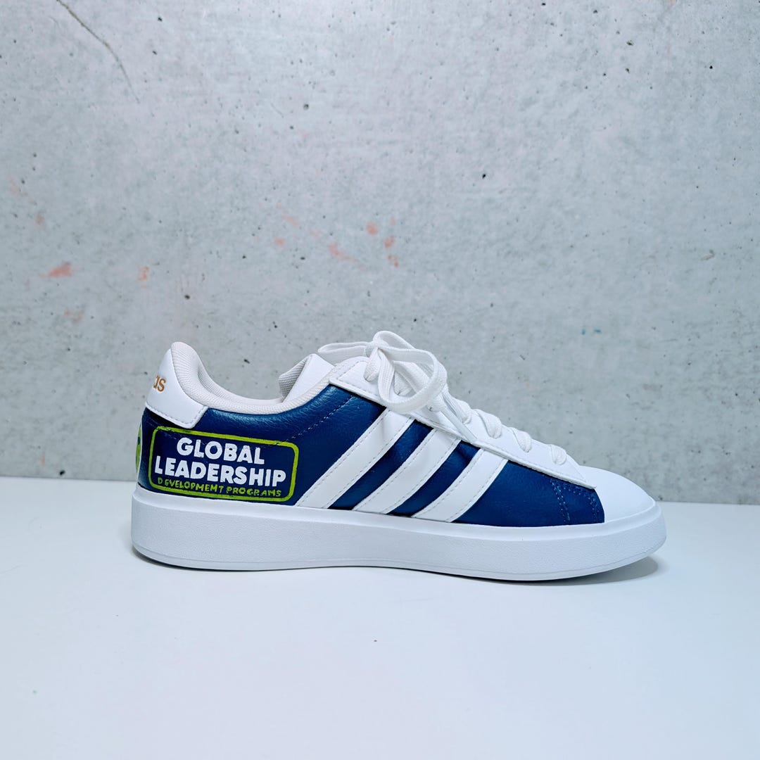 Hand-painted Stan Smith Sneakers, Corporate Identity, Fully Custom - Etsy