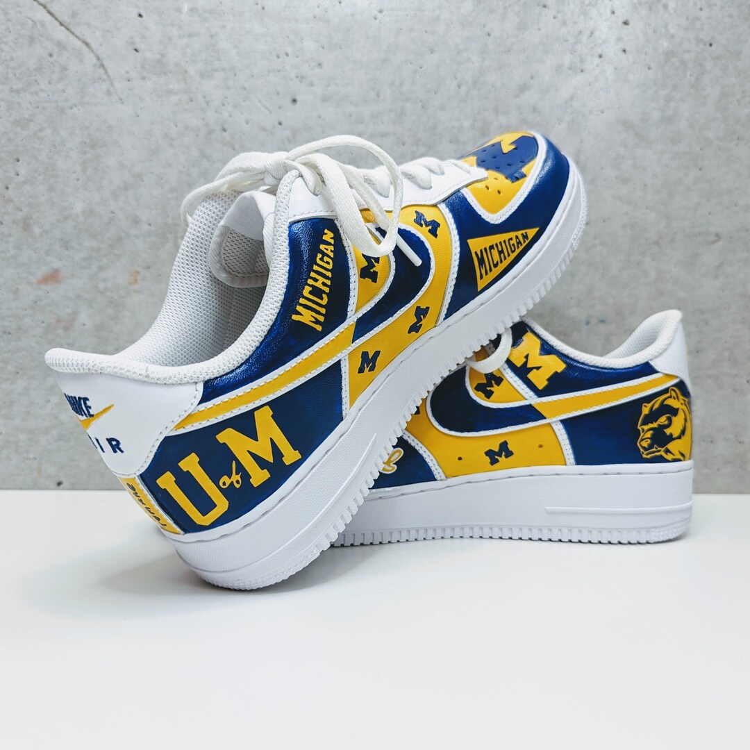 Custom Hand-painted NCAA College Air Force 1 Sneakers | Personalized ...