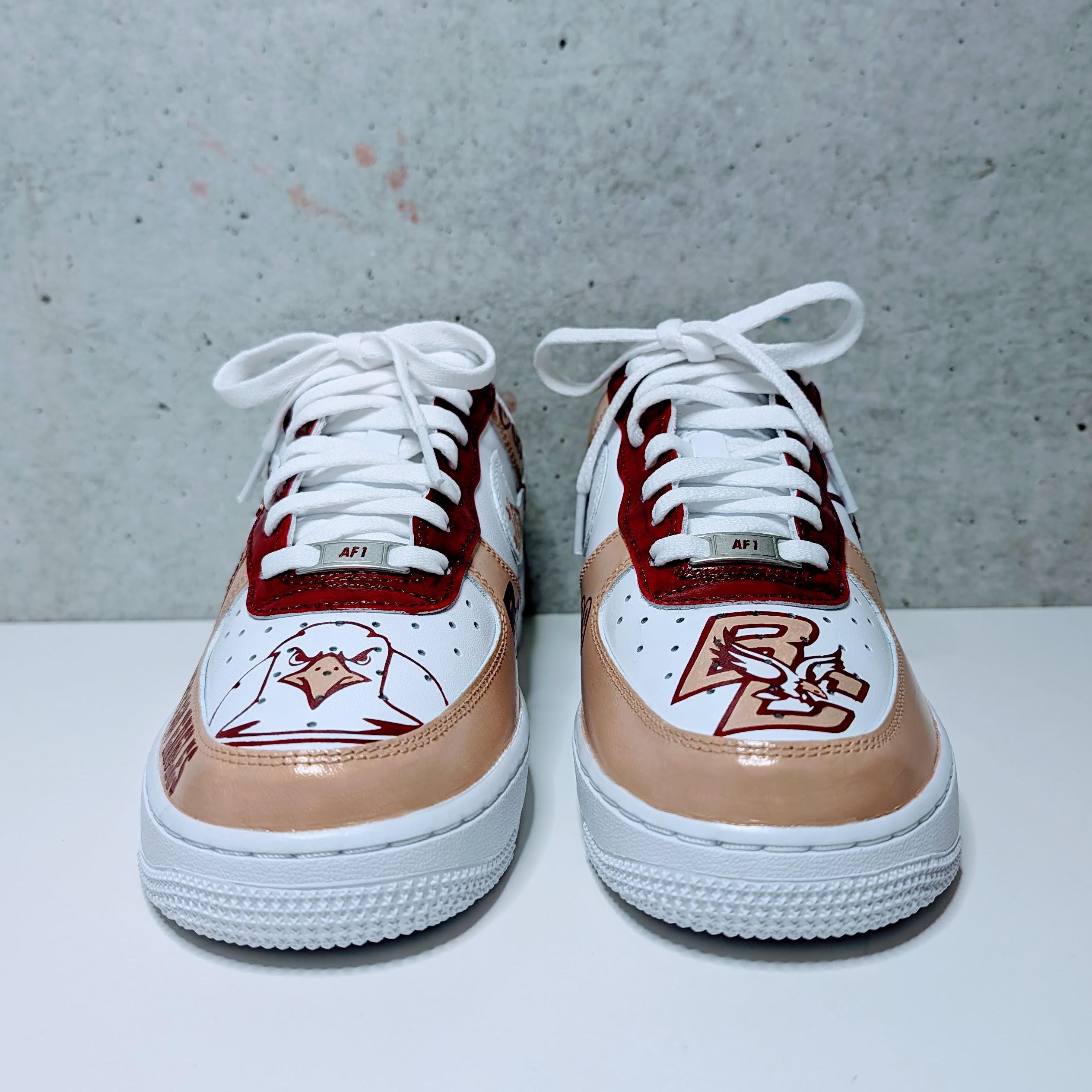 Custom Hand-painted ACC Air Force 1 Sneakers | Atlantic Coast ...