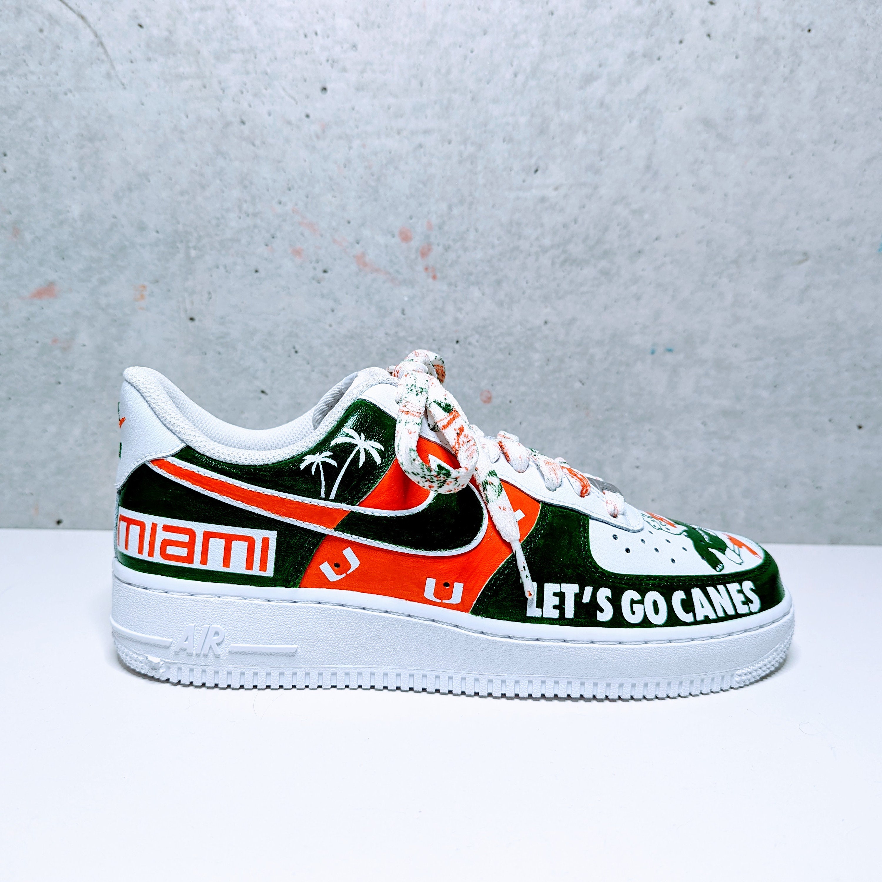 Custom Hand-painted NCAA College Air Force 1 Sneakers | Personalized ...