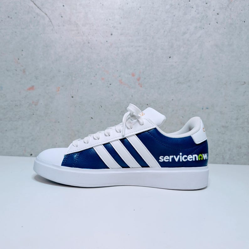 Hand-painted Stan Smith Sneakers, Corporate Identity, Fully Custom - Etsy