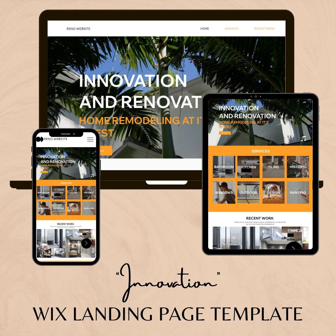 Home Renovation Website Template for Wix - Home Renovation, Home Reno ...