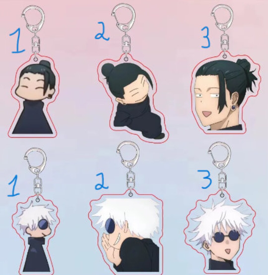 Jujutsu Kaisen: Gojo Satoru/geto Suguru Acrylic Key Chainfunny - Etsy