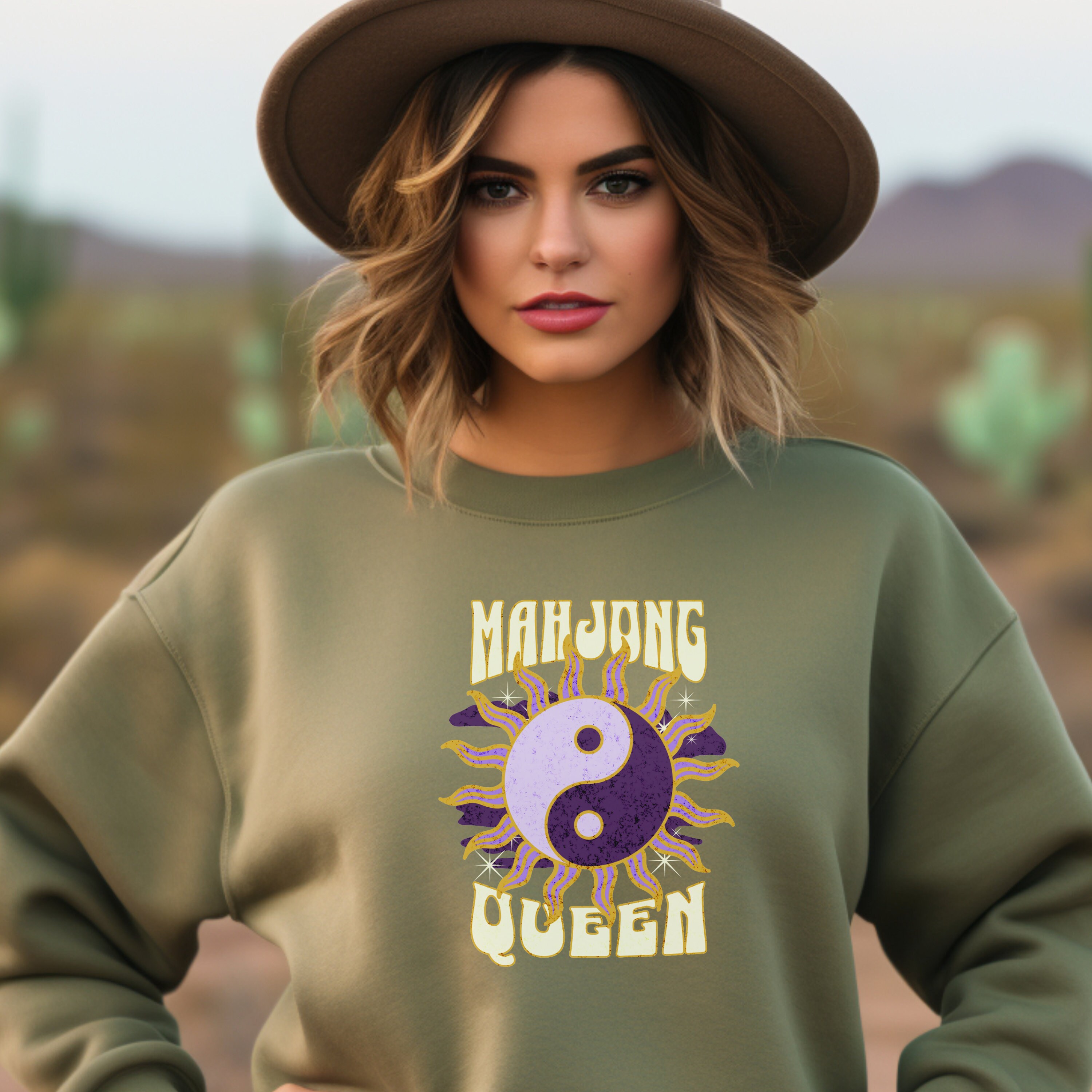 Mahjong Queen Sweatshirt, Funny Mahjong Queen Shirt, Mahjong, Funny ...