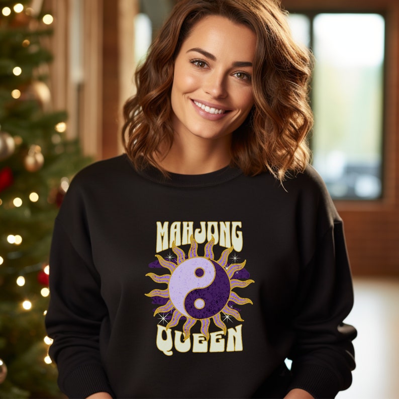Mahjong Queen Sweatshirt, Funny Mahjong Queen Shirt, Mahjong, Funny ...