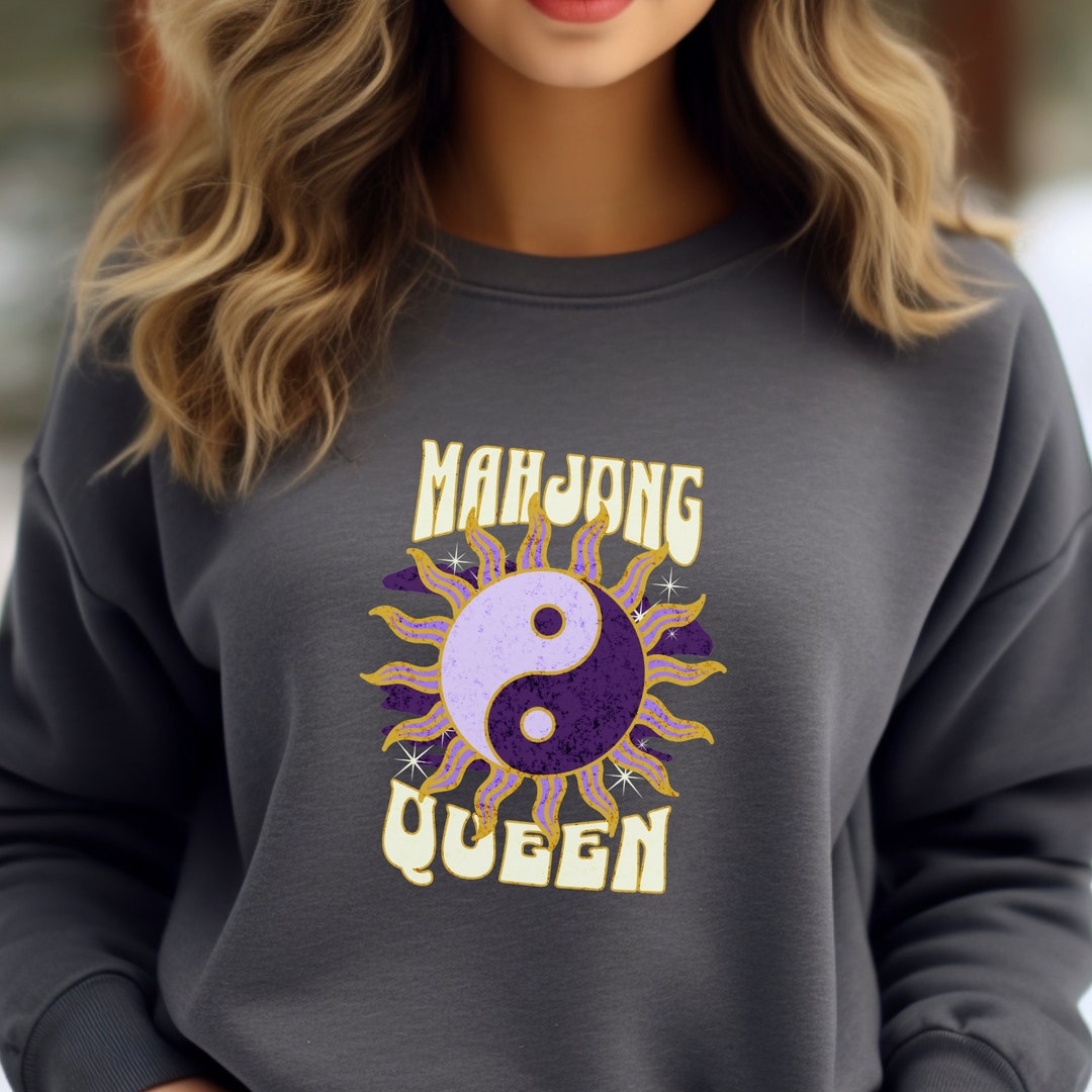 Mahjong Queen Sweatshirt, Funny Mahjong Queen Shirt, Mahjong, Funny ...