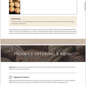Small Bakery Business Plan - Etsy