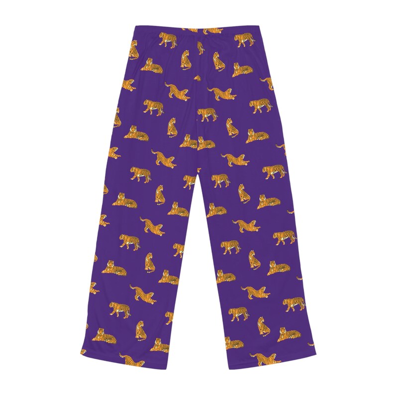 Purple All Over Tiger Pajama Pants - Etsy