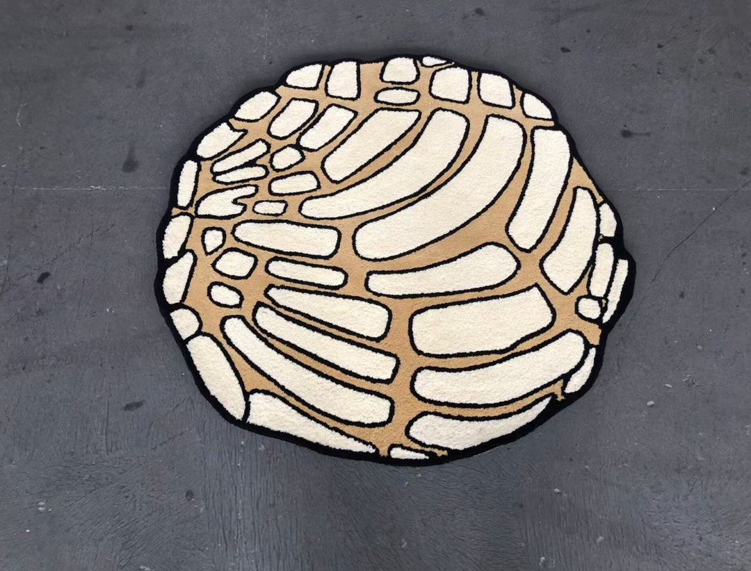 Concha De Vainilla Pan Dulce Rug - Etsy