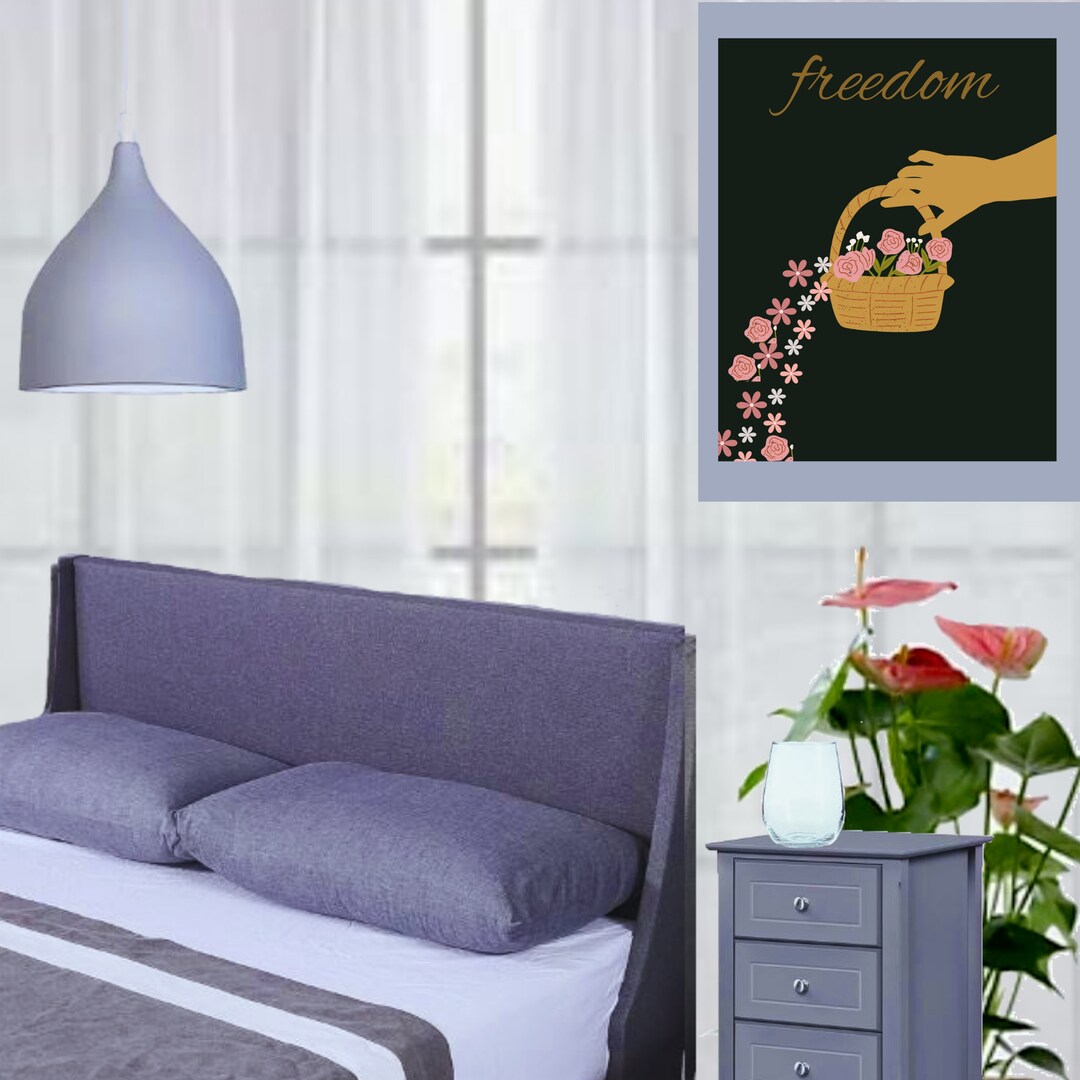 Printable Wall Art, Freedom Wall Art, Digital Download, Wall Decor ...