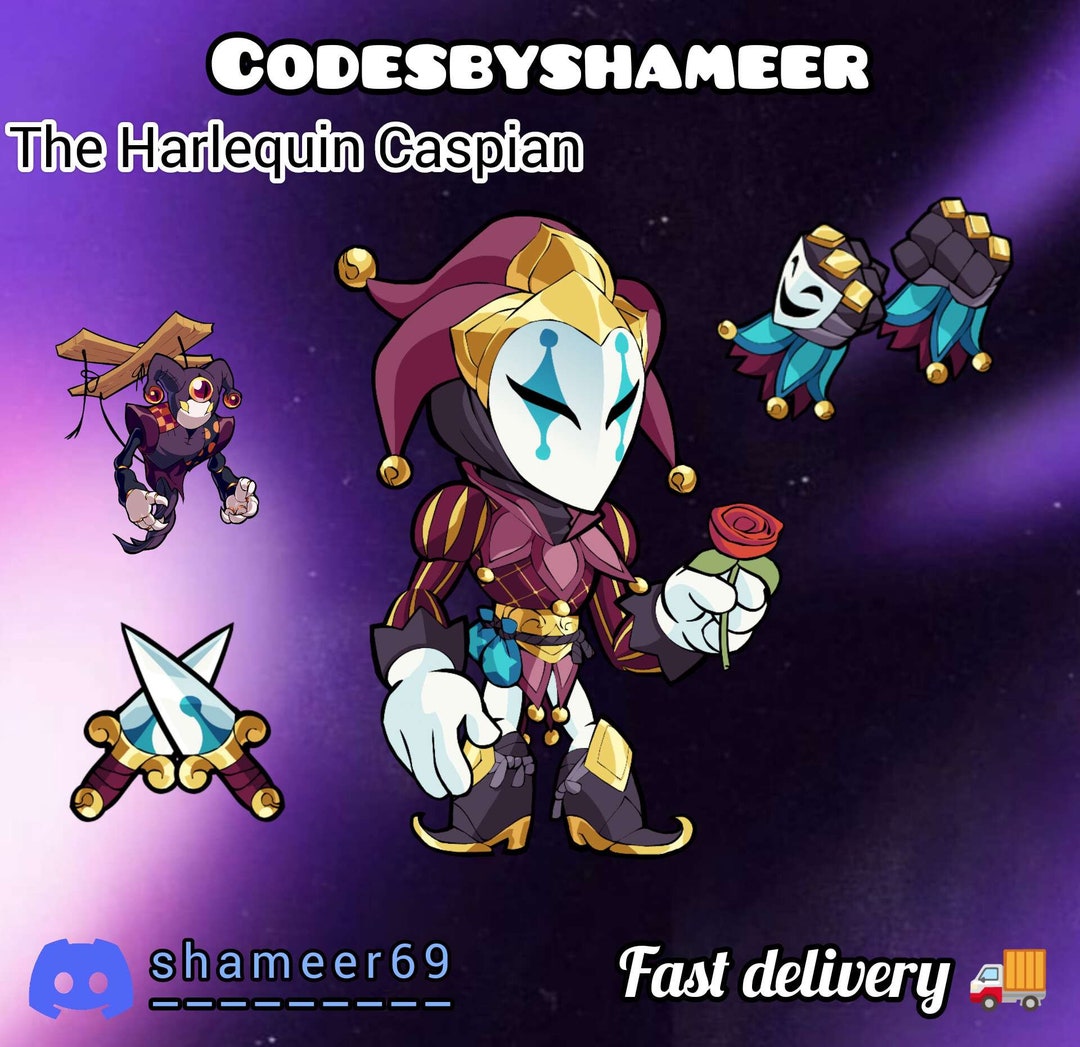 Brawlhalla the Harlequin Caspian prime Bundle - Etsy