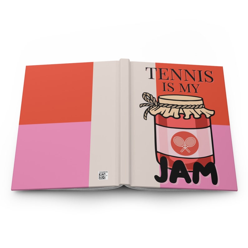Cute Tennis Notebook | Tennis is My Jam, Colorful Daily Journal, Wife ...