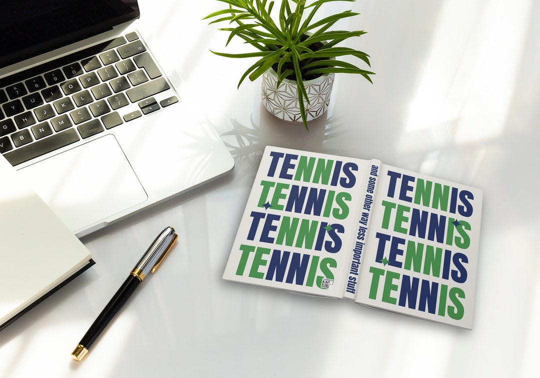 Fun Tennis Notebook | Tennis is My Jam, Colorful Daily Journal, Wife ...