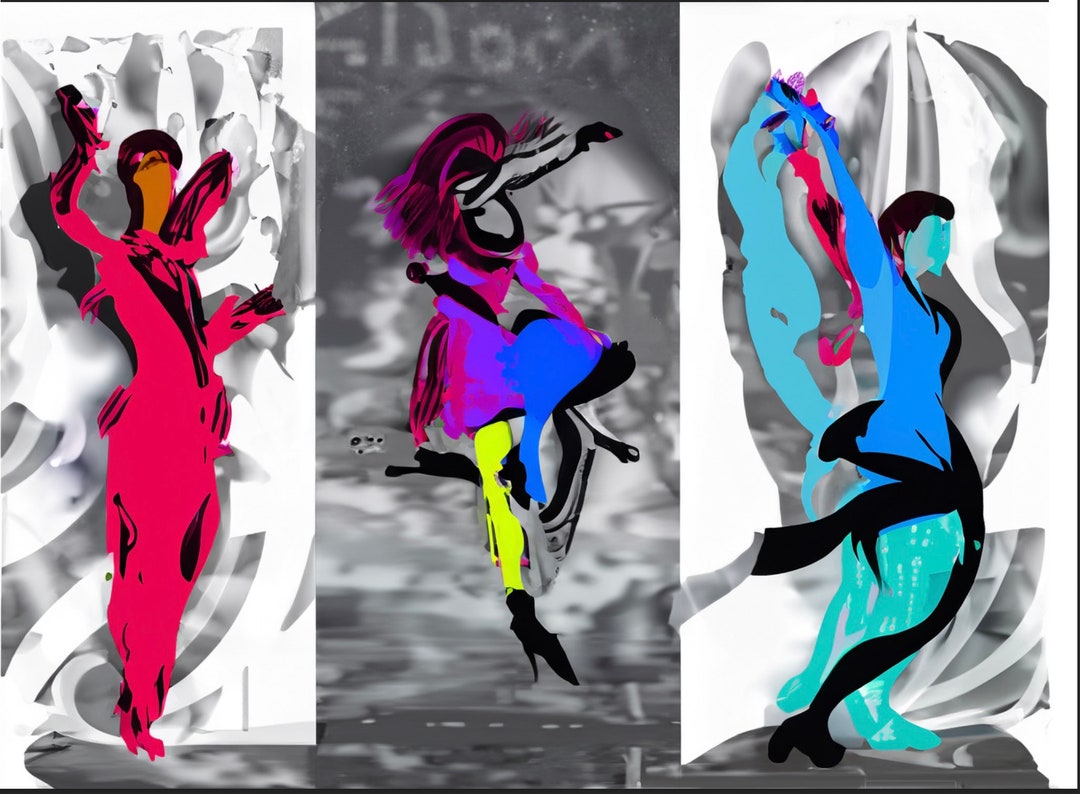 Dance, Dancers, Digital Wall Art, Colors, Urban, Inspirational ...