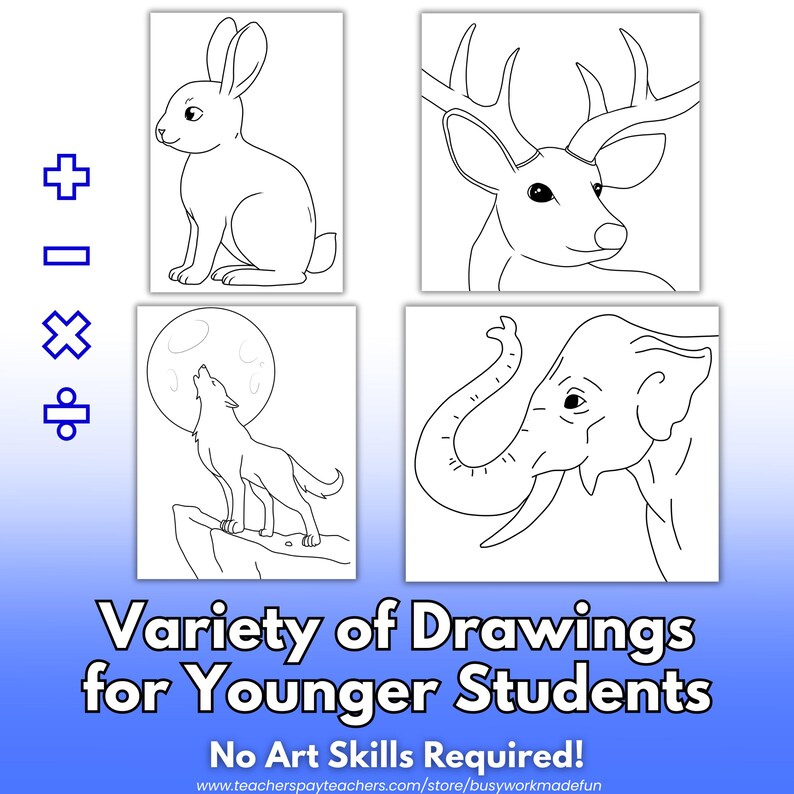 Addition & Subtraction Mystery Grid Worksheet - "wolf Moon" Editable ...