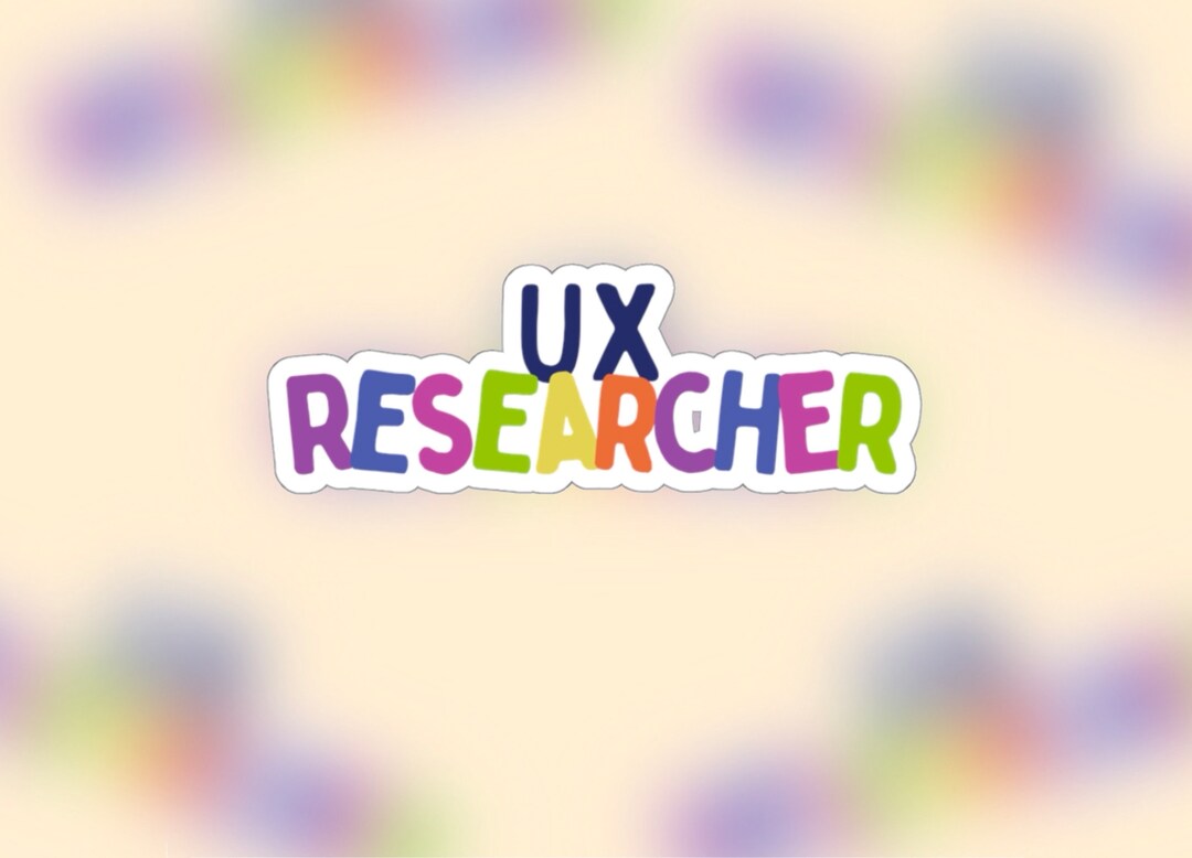 UX Researcher Sticker, Transparent Sticker User Experience Designer ...