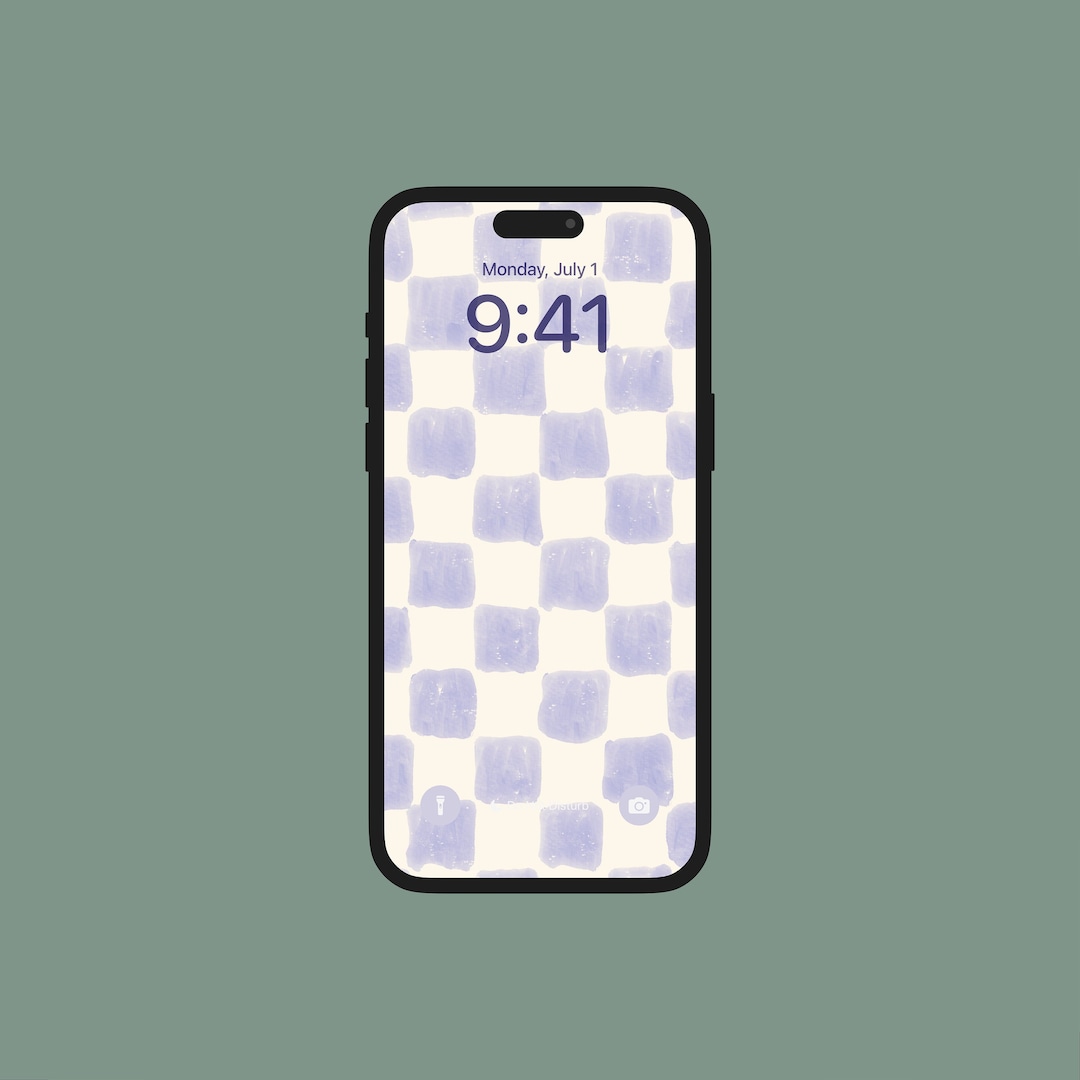Light Purple Checkered Wallpaper for Phone, Elegant Tech Backgrounds ...