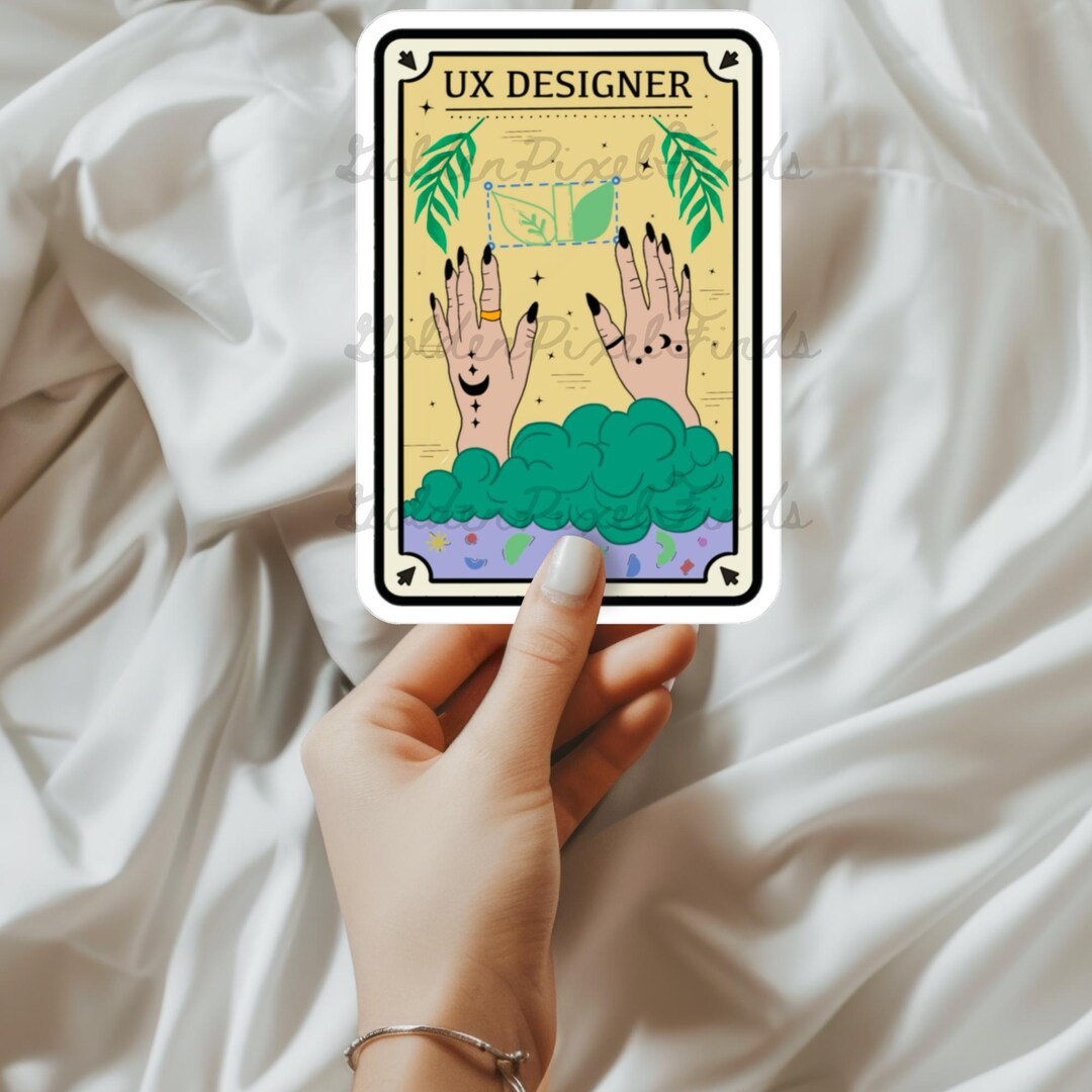UX Designer Sticker, Tarot Style, UX UI Designer, Career Sticker - Etsy