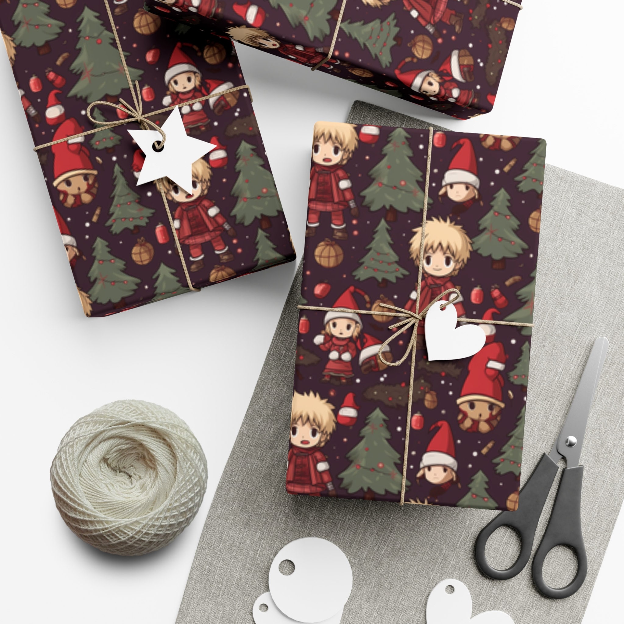 Anime Wrapping Paper Christmas Anime Wrapping Paper sold by Concordia ...