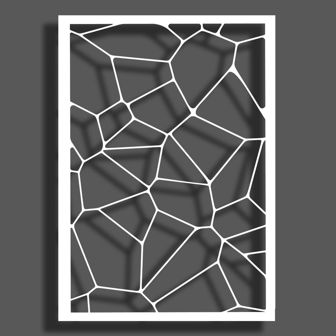 Wall Stone Pattern Template Stencil,custom Stencil,wall Stencil,spray ...