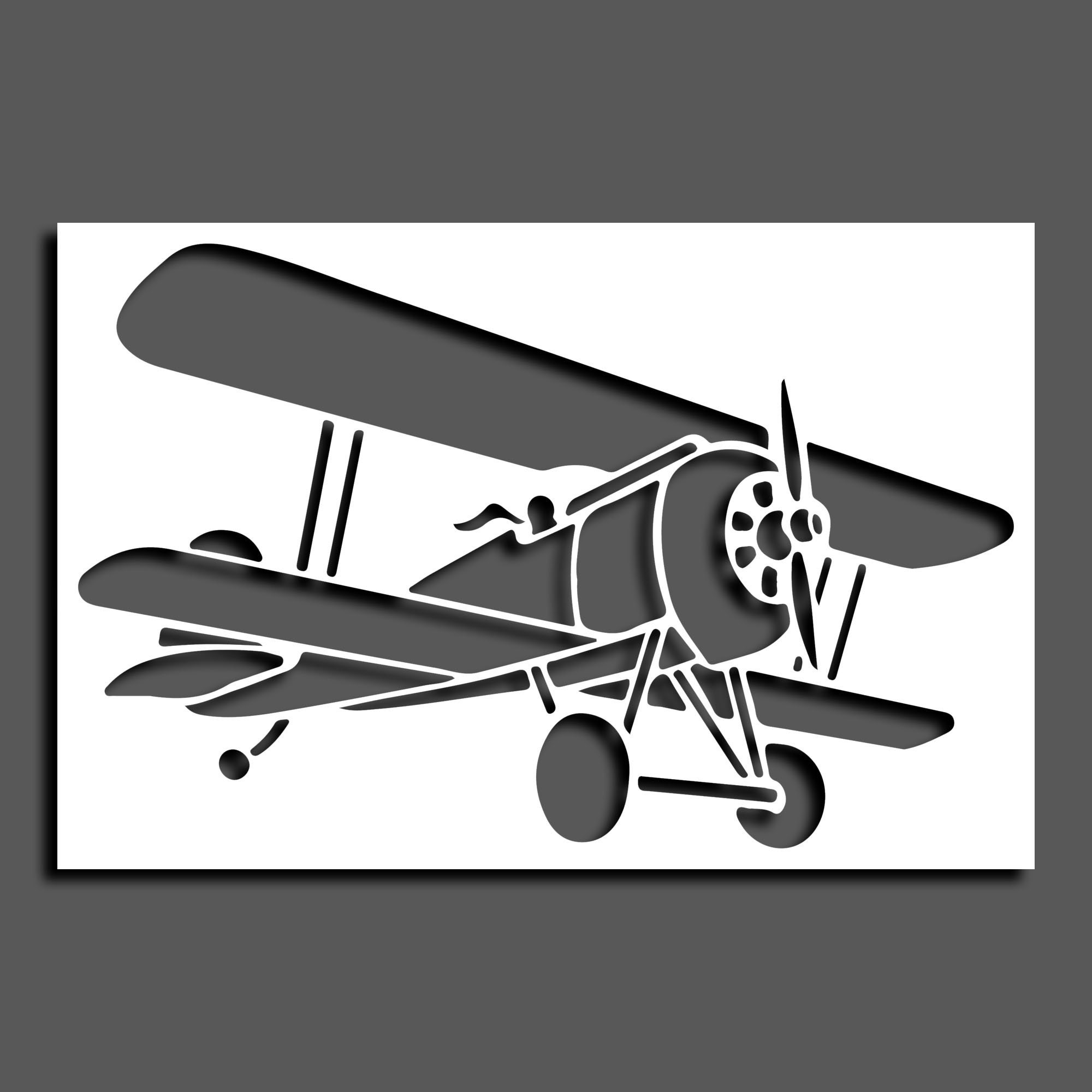 Aircraft Reusable Plastic Stencils Plane Airplane Flight - Etsy