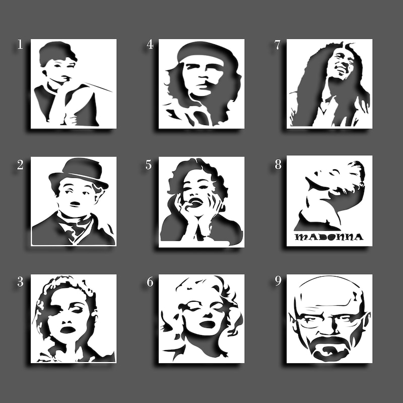 Rock Painting Stencils - Etsy